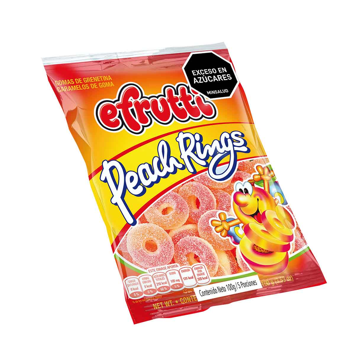 GOMAS PEACH RINGS 100g